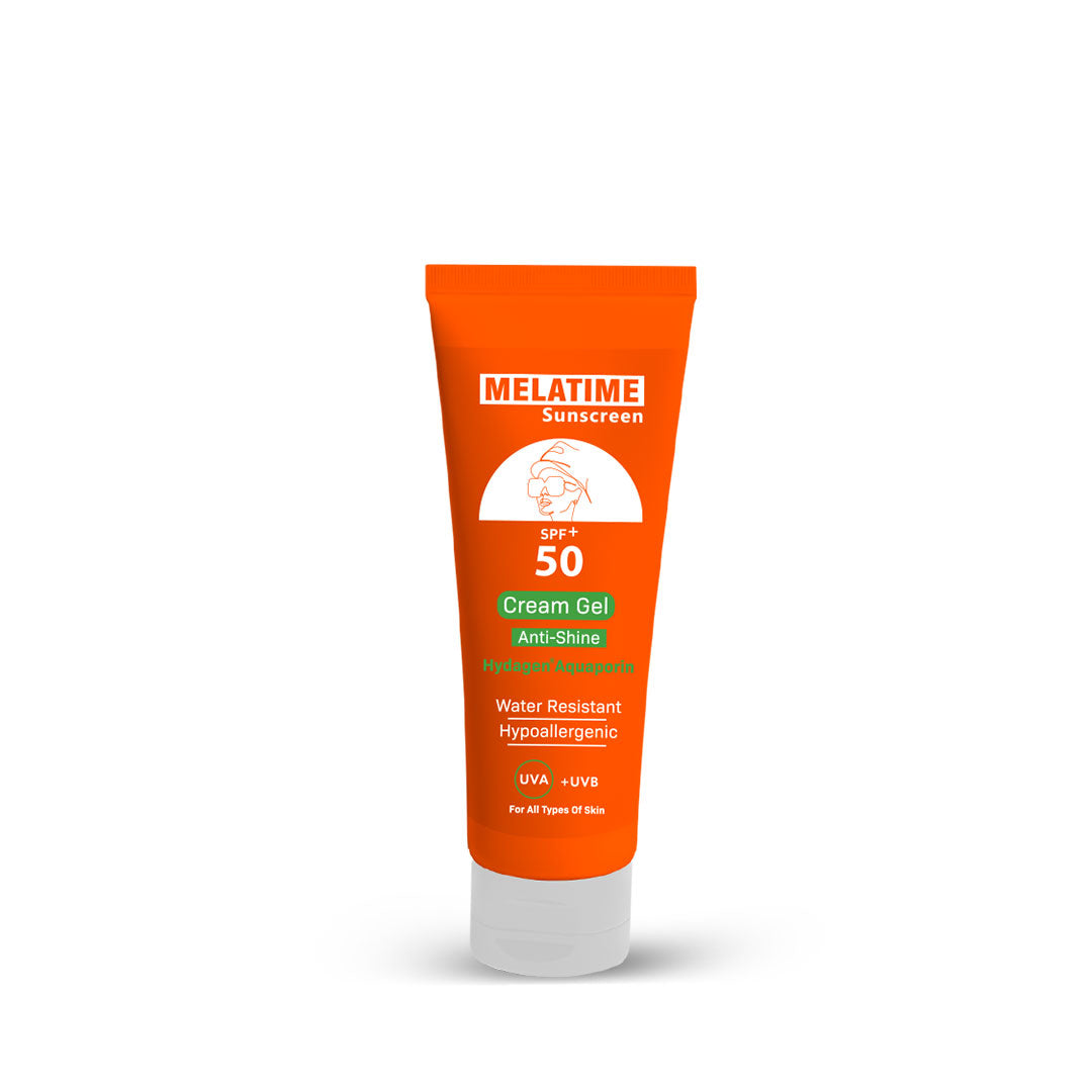 MELATIME SUN SCREEN SPF(50+) CREAM GEL 120 GM – LEAPcos